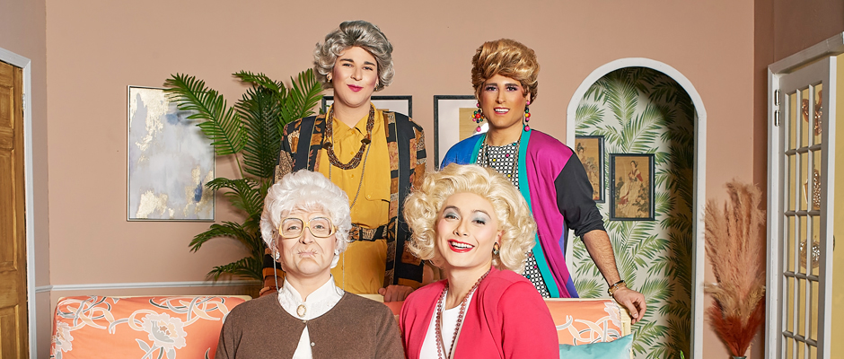 Drag portrayals outshine parody plot in Broadway Playhouse’s “Golden ...
